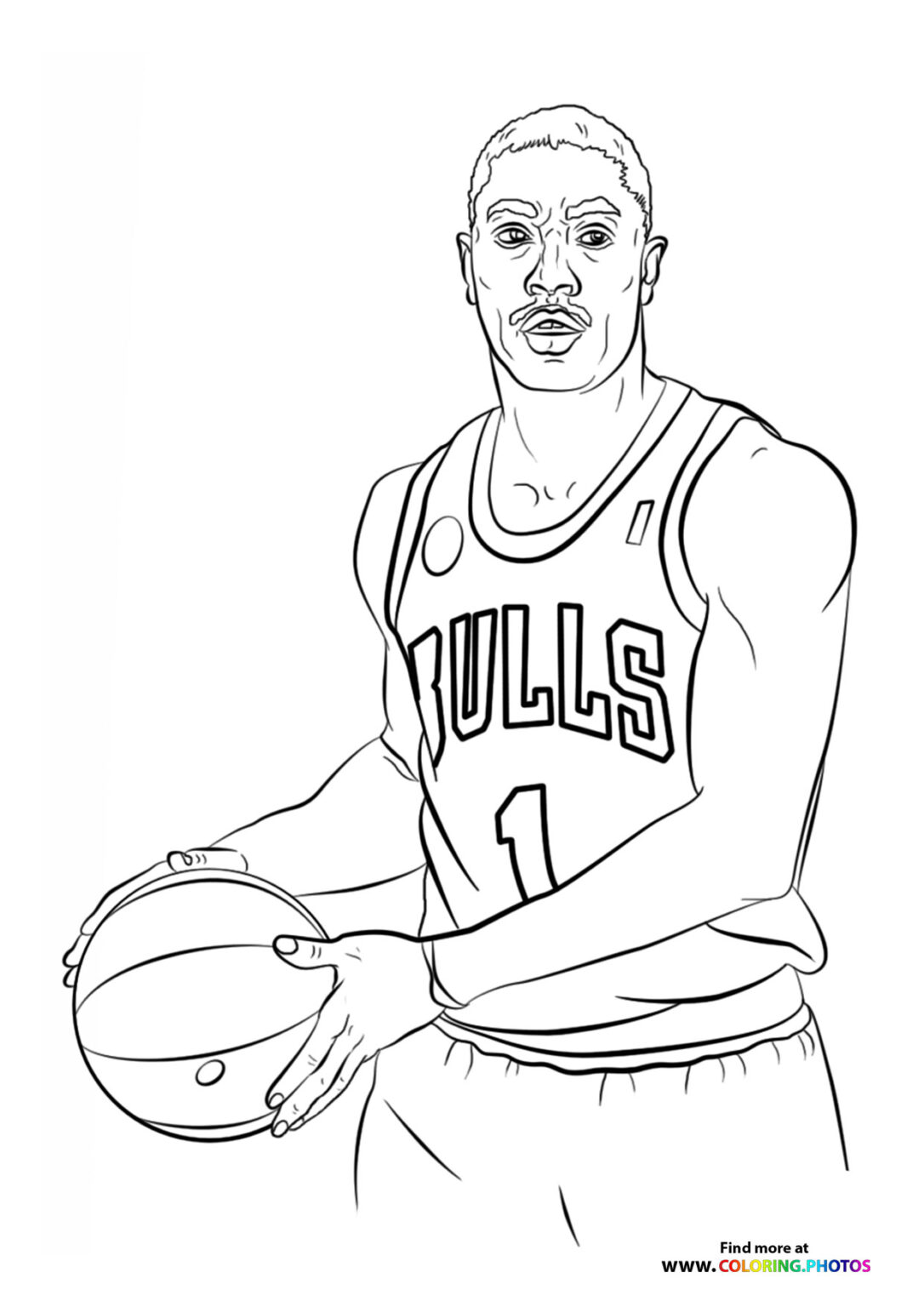NBA players - Coloring Pages for kids | 100% free print or download