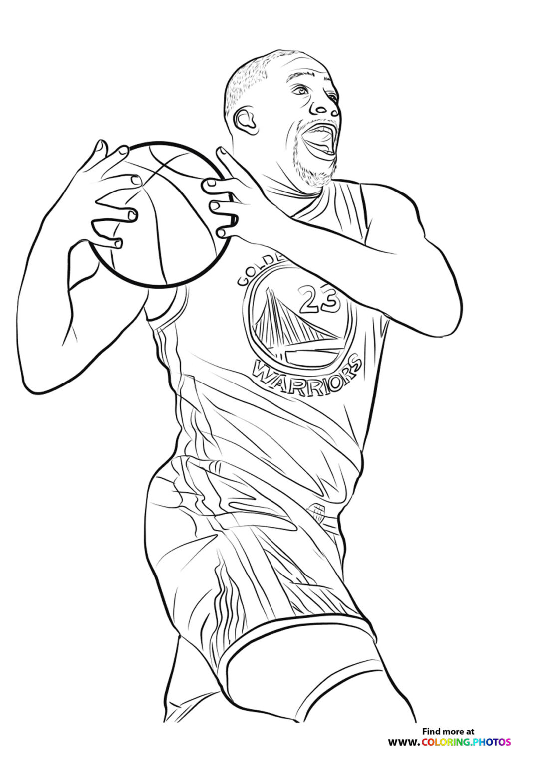 NBA players - Coloring Pages for kids | 100% free print or download
