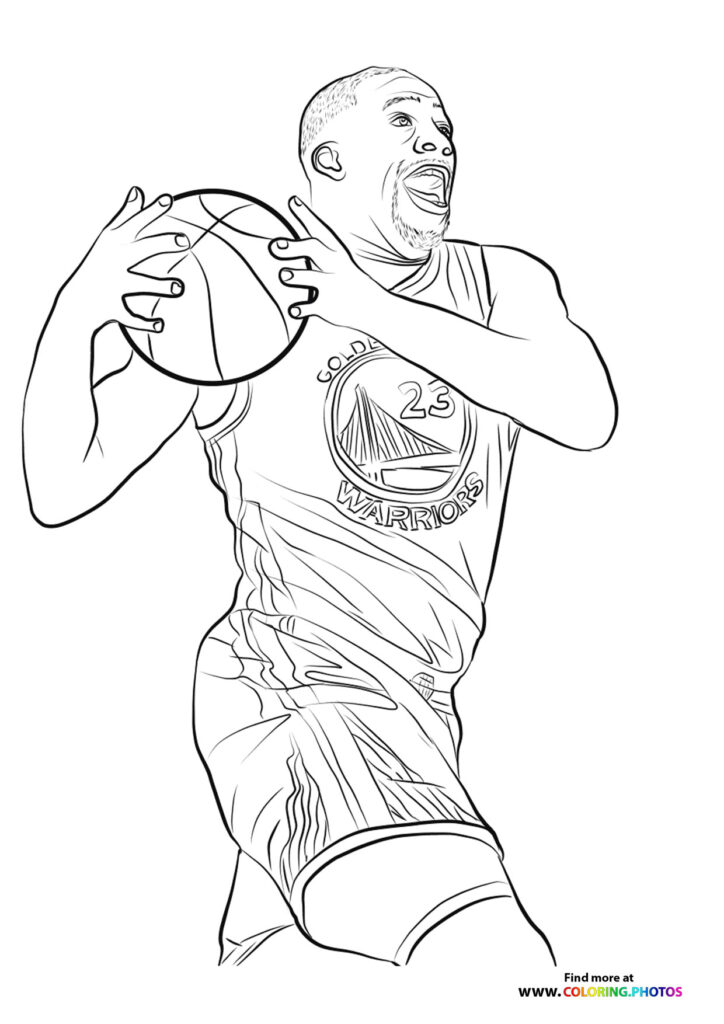 NBA players - Coloring Pages for kids | 100% free print or download