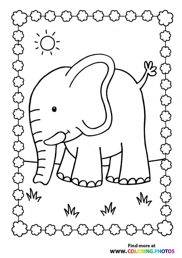 Animals - Coloring Pages for kids | Free and easy print or download