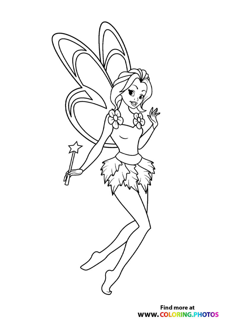 Fairies - Coloring Pages for kids