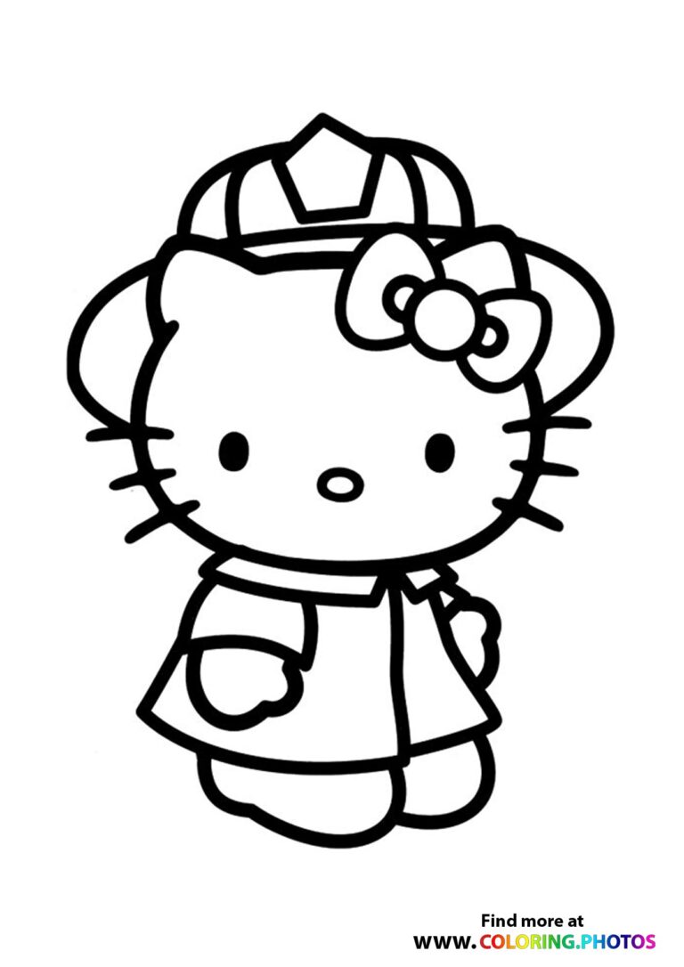 Hello Kitty - Coloring Pages for kids | Free and easy print or download
