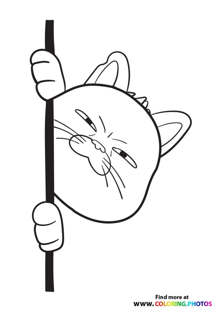 Luca Machiavelli searching for monsters - Coloring Pages for kids