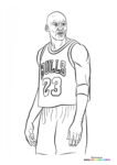 michael jordan - Coloring Pages for kids