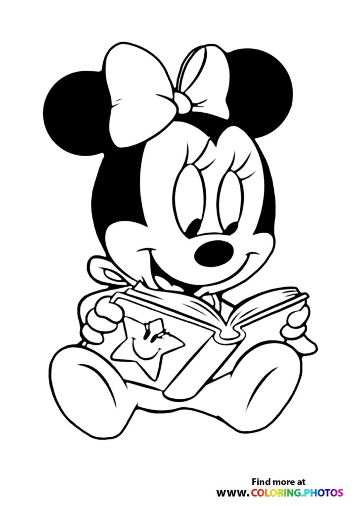 Minnie Mouse - Coloring Pages for kids | Free and easy print or download