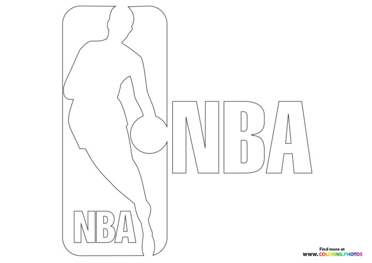 NBA basketball - Coloring Pages for kids | 100% free print or download