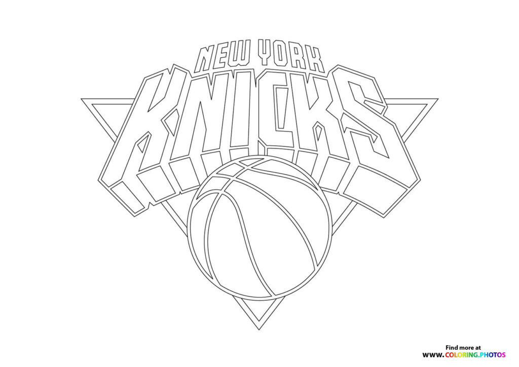 new york knicks logo - Coloring Pages for kids
