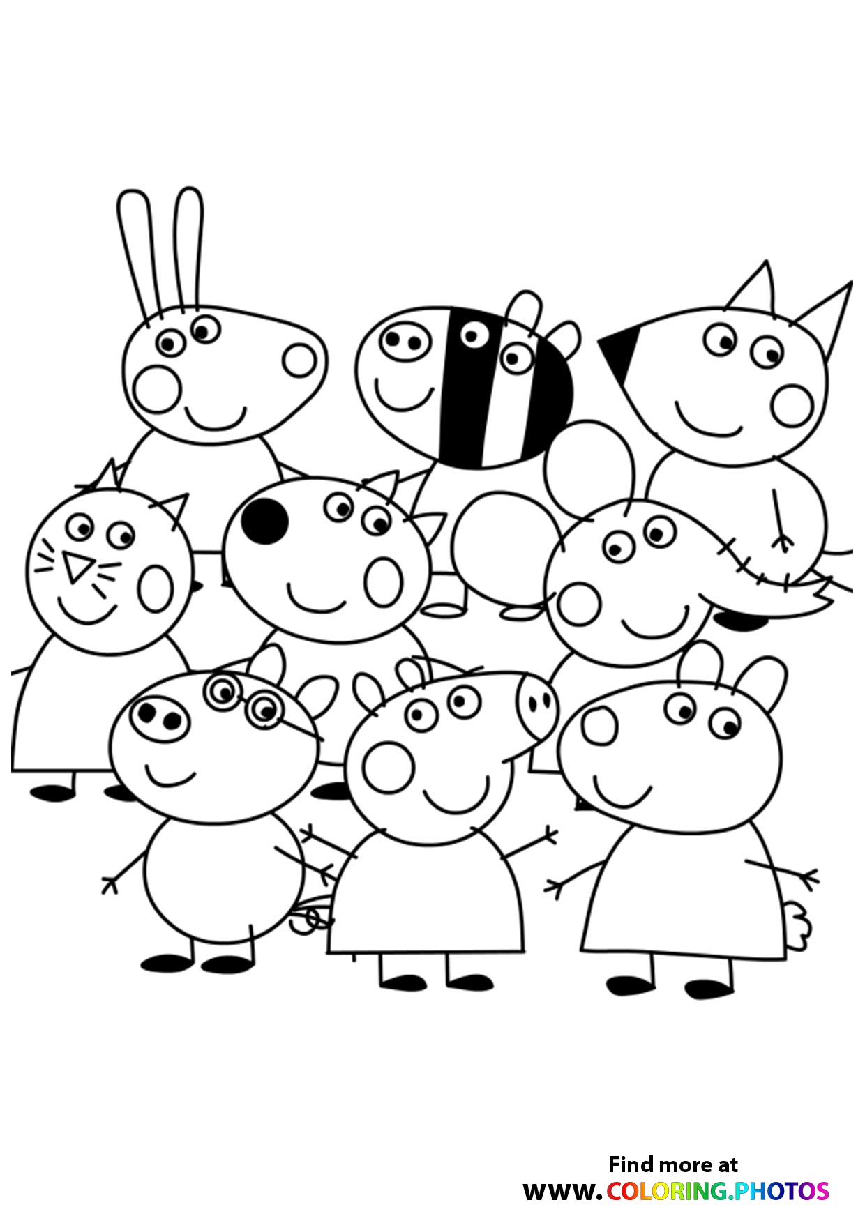Peppa Pig George Coloring Pages For Kids Peppa Pig George Coloring Pages For Kids