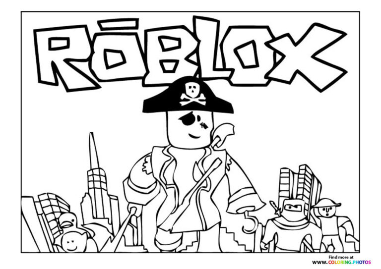 Roblox coloring pages | Free printable sheets for kids from Roblox game