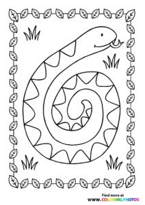 Snakes - Coloring Pages for kids